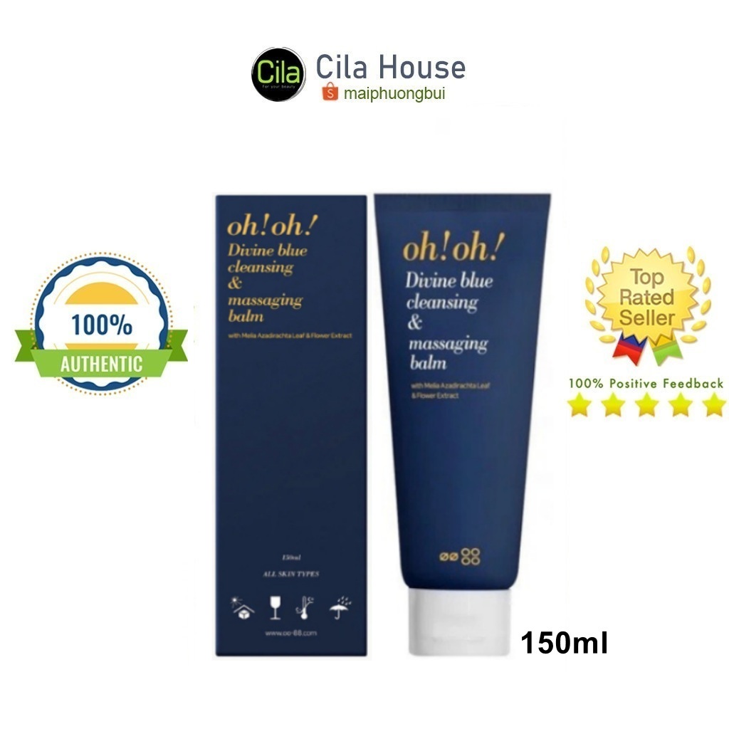 Sáp Tẩy Trang Làm Sạch Sâu Oh Oh! Divine Blue Cleansing & Massaging ...