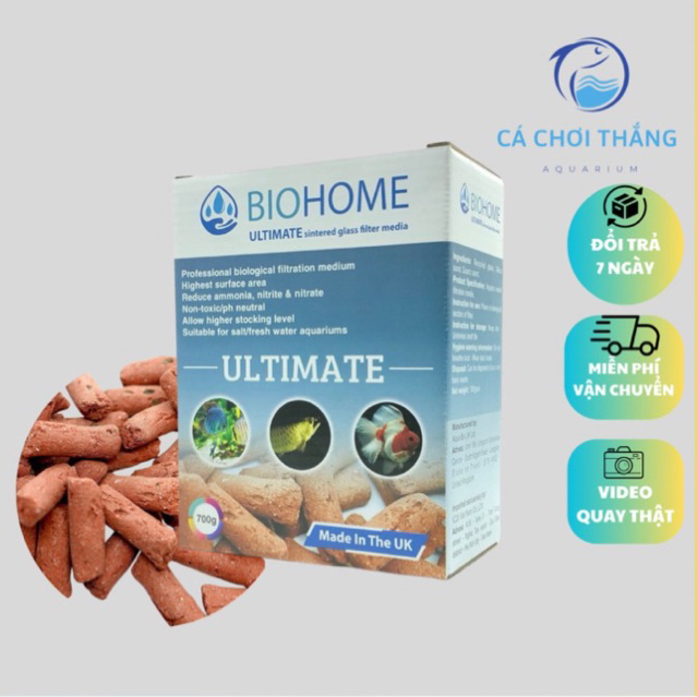 Vật liệu lọc cao cấp BIOHOME ULTIMATE (700g) - Tăng hiệu suất vi sinh ...