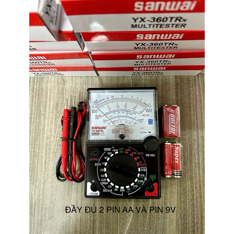 ĐỒNG HỒ ĐO ĐIỆN VẠN NĂNG SANWAi YX-360TRn Bảo hành 6 tháng | Shopee Việt Nam