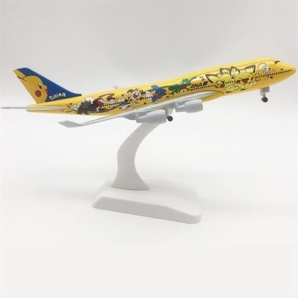 Mô hình máy bay 20cm các dòng B747 -B737 -B777-B787 có bánh xe và đế ...
