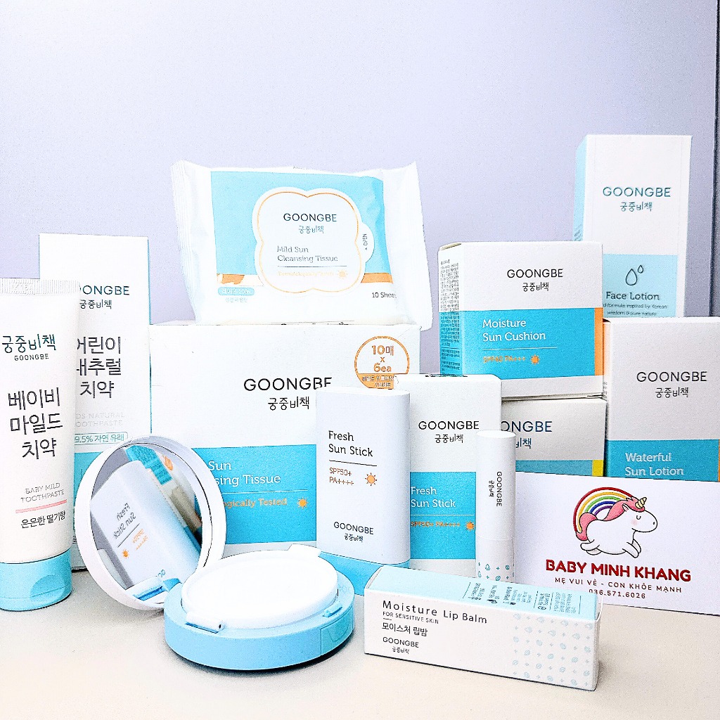 TỔNG HỢP GOONGBE CÁC DÒNG CHO BÉ TỪ 0M - FACE LOTION - MOISTURE LOTION ...
