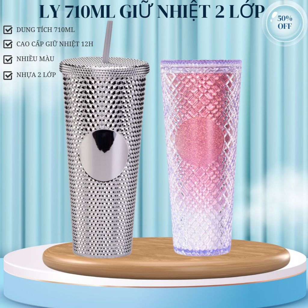 ly kim cương dày 2 lớp - ly kim cương - ly 2 lớp- ly trụ nhựa kim cương ...