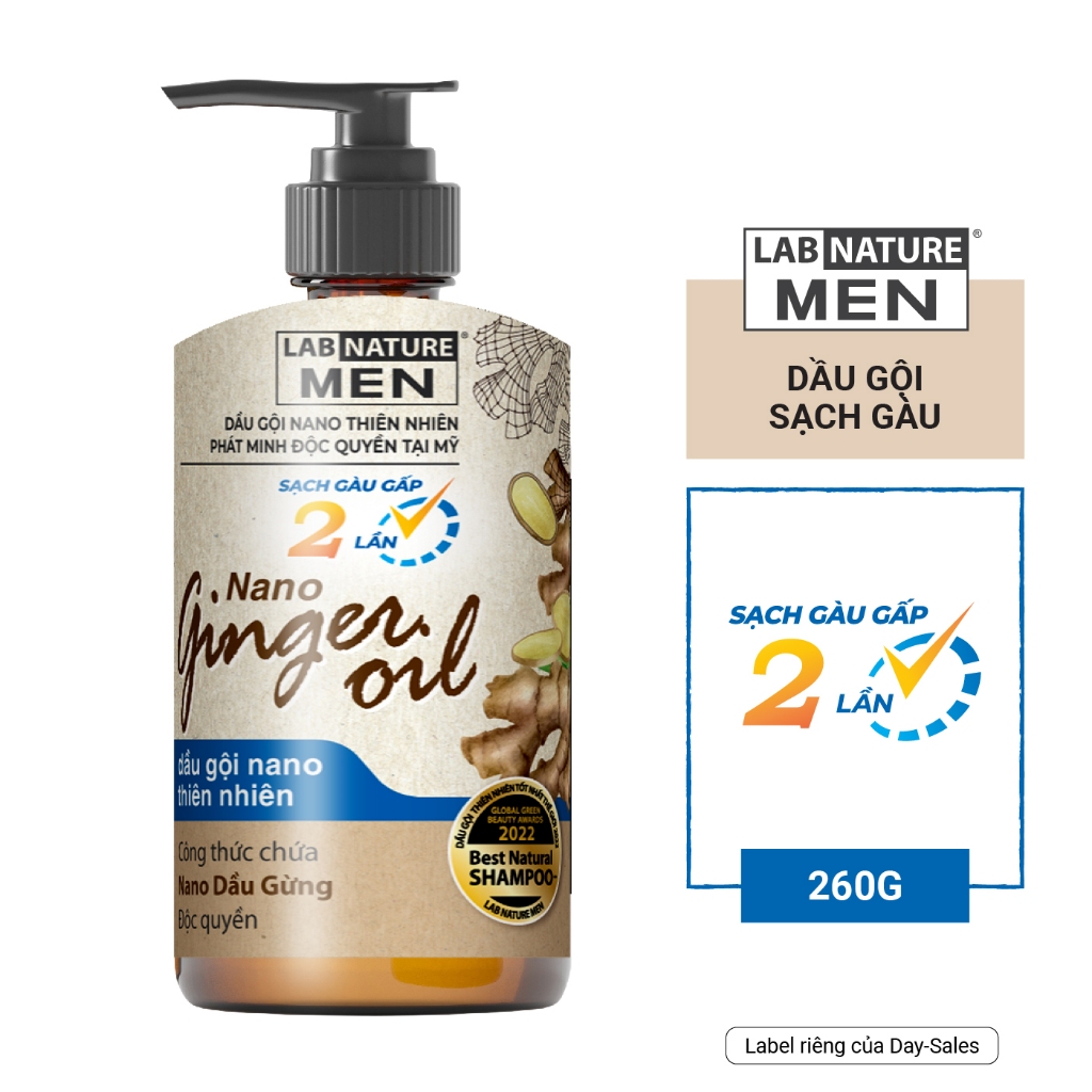 Dầu Gội Lab Nature MEN Sạch Gàu 260g (Dandruff) | Shopee Việt Nam