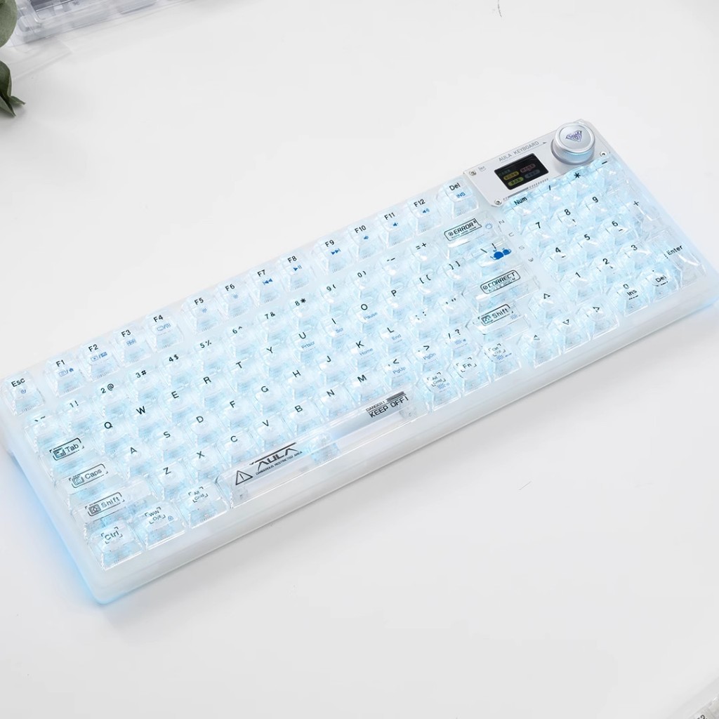 Bàn Phím Cơ AULA F98 Trong Suốt RGB 3 Mode Layout 95% | Shopee Việt Nam