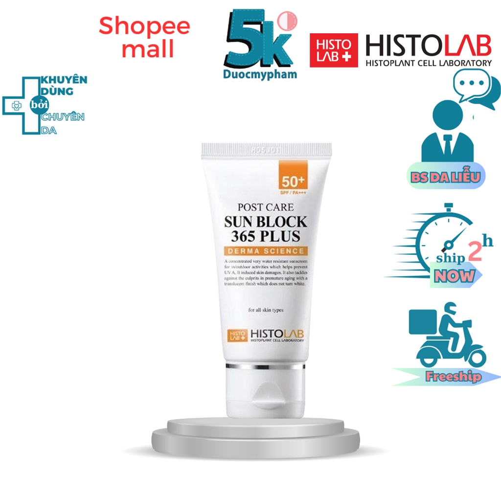 Kem Chống Nắng Vật Lý HISTOLAB Sun Block 365 Plus SPF50+/ PA+++ 50ml | Shopee Việt Nam
