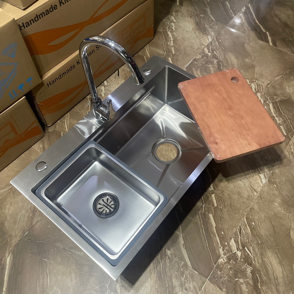 Chậu rửa bát 1 hố inox 304 kích thước 75x46cm | Shopee Việt Nam