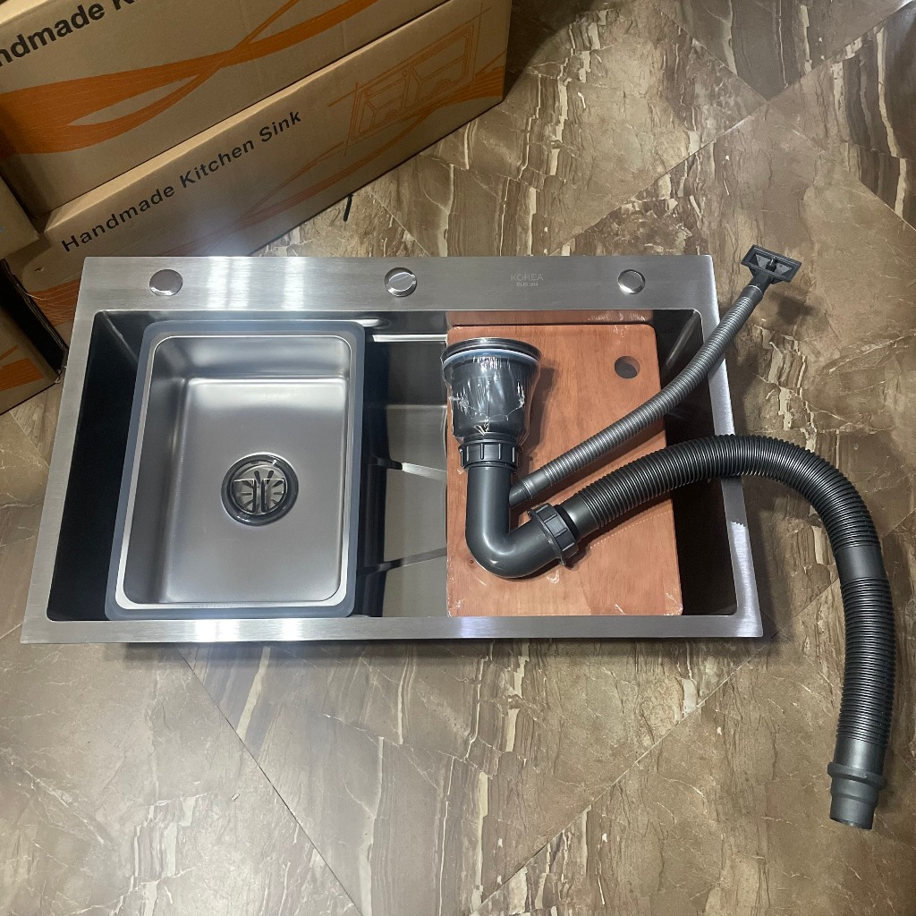 Chậu rửa bát 1 hố inox 304 kích thước 75x46cm | Shopee Việt Nam