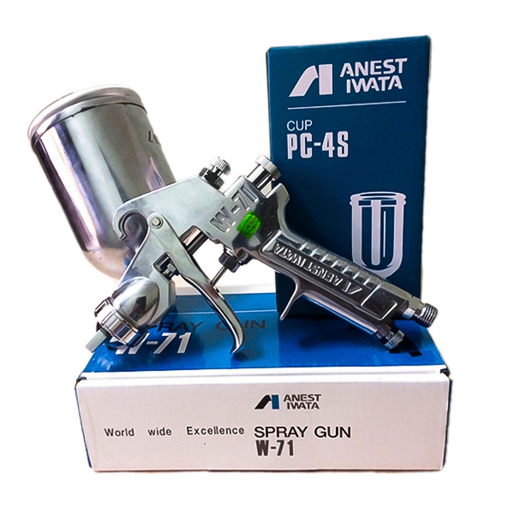 Súng phun sơn W71 IWATA, bec 1.3, cốc iwata 400ml | Shopee Việt Nam