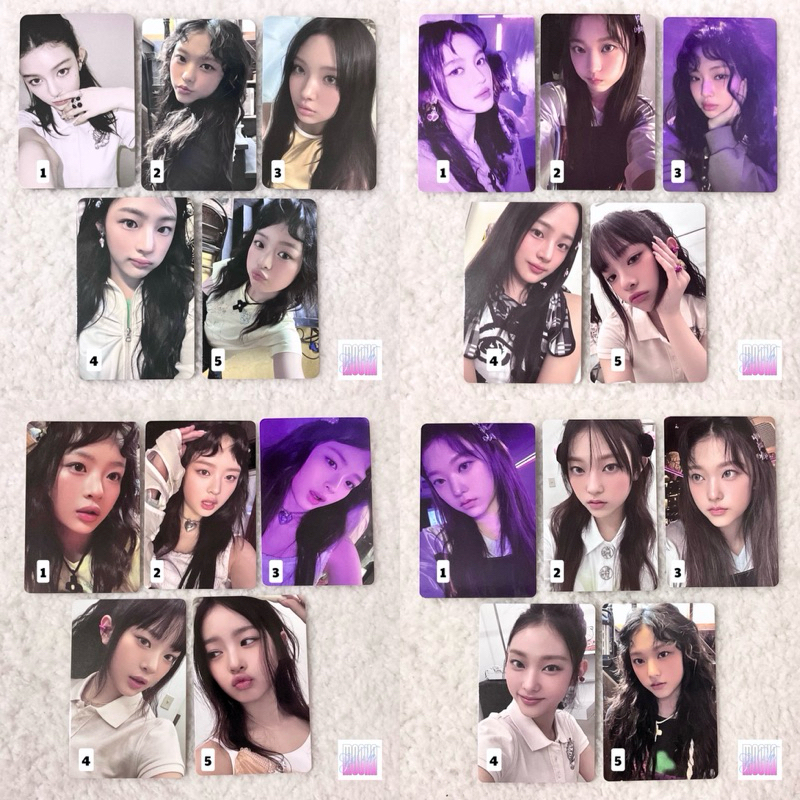 | CARD NEWJEANS OFFICIAL | ~ Minji Hanni Danielle Haerin Hyein [Debut ...
