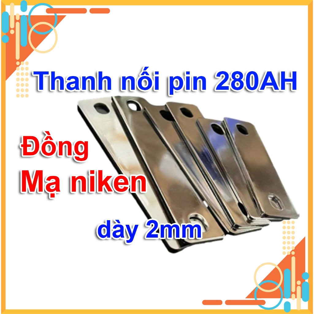 Bộ Cầu Đấu Pin Lithium Bằng Đồng Mạ Niken Tâm Lỗ 75mm và 85mm - Cho Pin ...