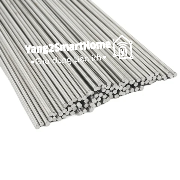 Combo 6 cây trục tròn đặc Inox 304, thanh Inox đặc 304 phi 3mm, 4mm ...