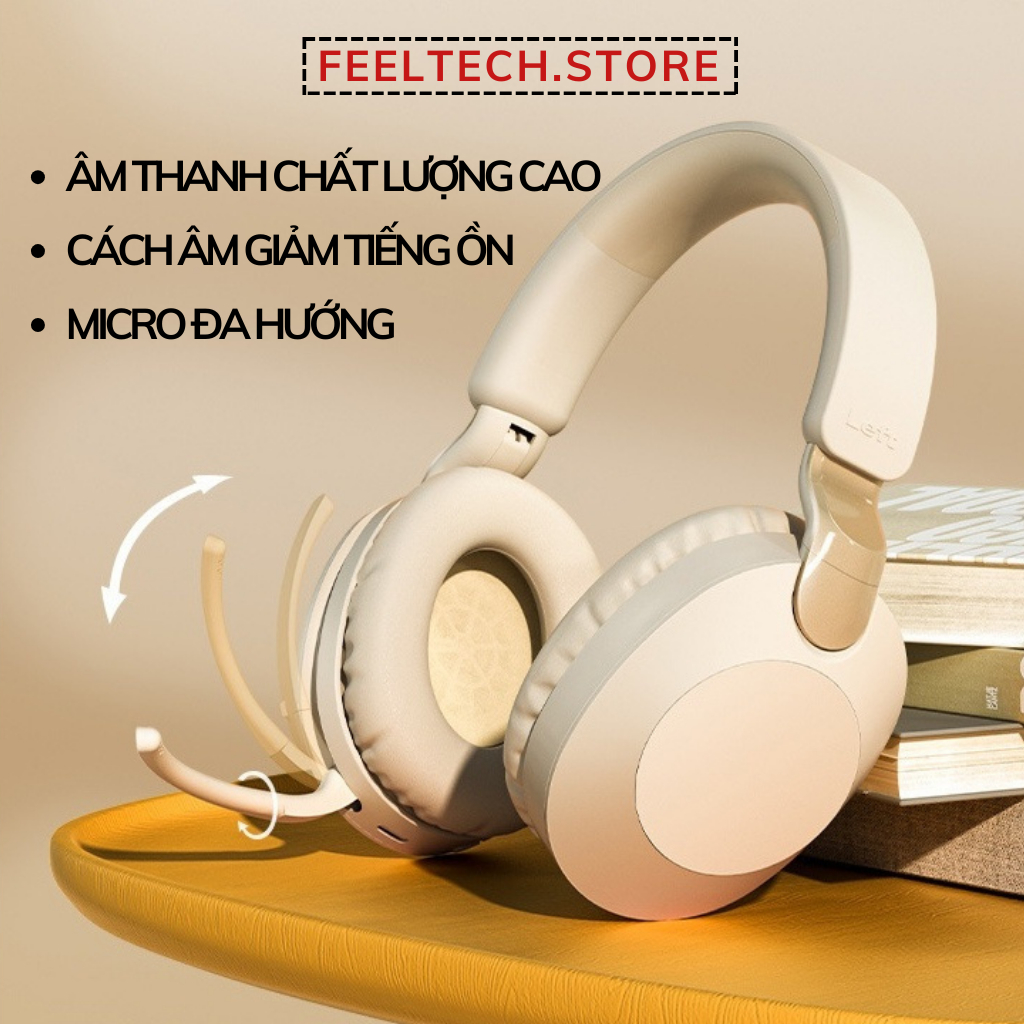 Tai Nghe Bluetooth Chụp Tai MS-B2 – Âm Thanh HiFi Chống Ồn, Gaming Đỉnh Cao Có Mic Rời! | Shopee ...