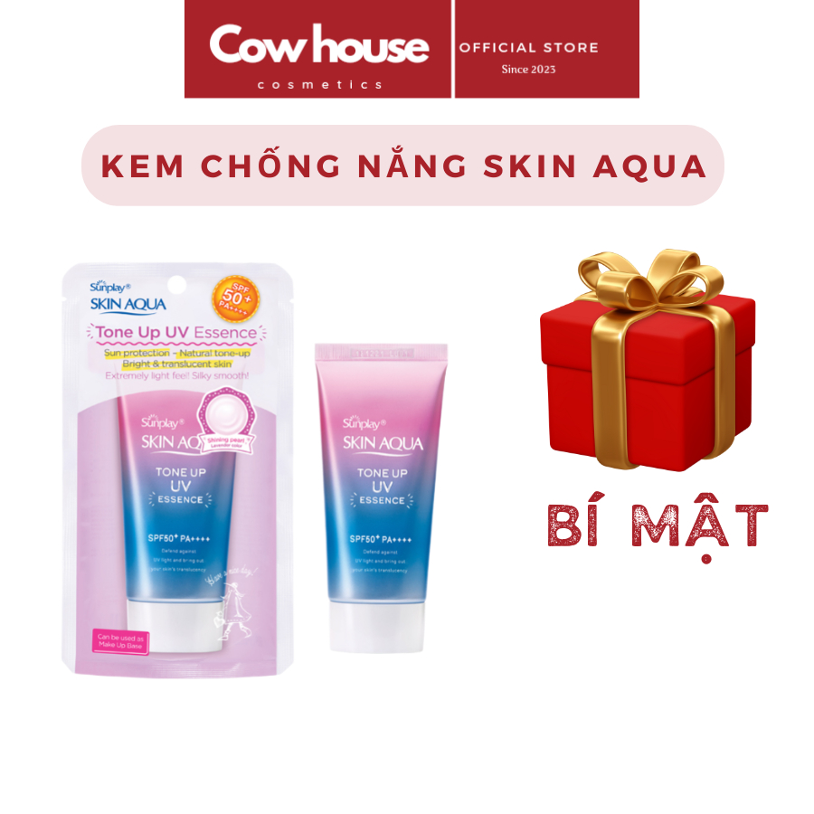 Kem chống nắng Skin Aqua Tone Up UV SPF 50+ nội địa Nhật Cow House | Shopee Việt Nam