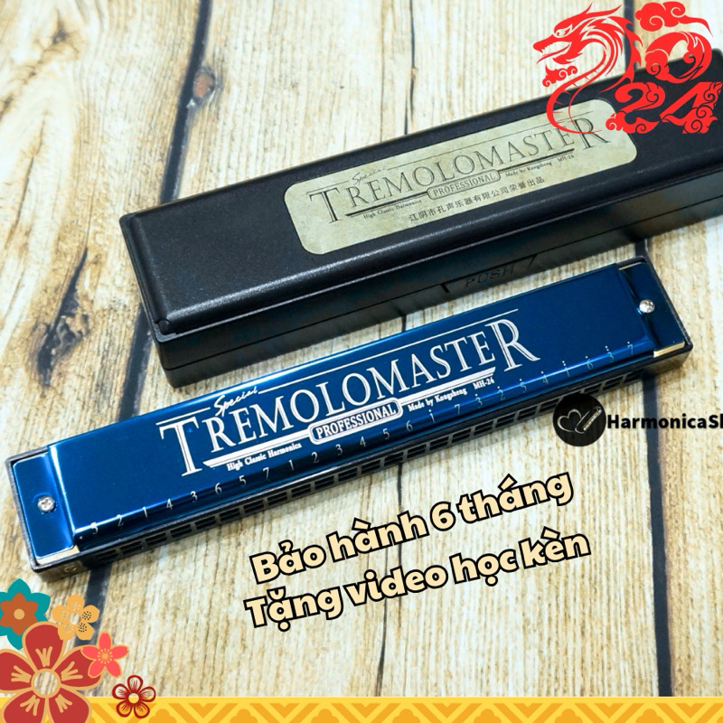 Kèn Harmonica 24 Lỗ TREMOLO MASTER MH-24 (có video) | Shopee Việt Nam