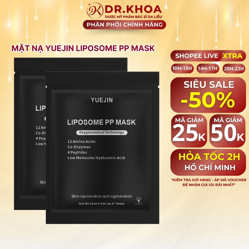 Yuejin Liposome PP Mask - Mặt nạ siêu phục hồi, cấp ẩm và tái sinh đa ...
