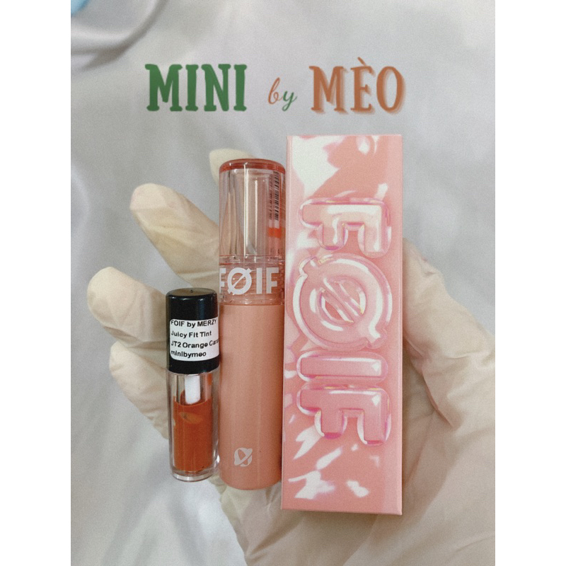 [SON MINI] Son tint FOIF Juicy Fit Tint minibymeo | Shopee Việt Nam