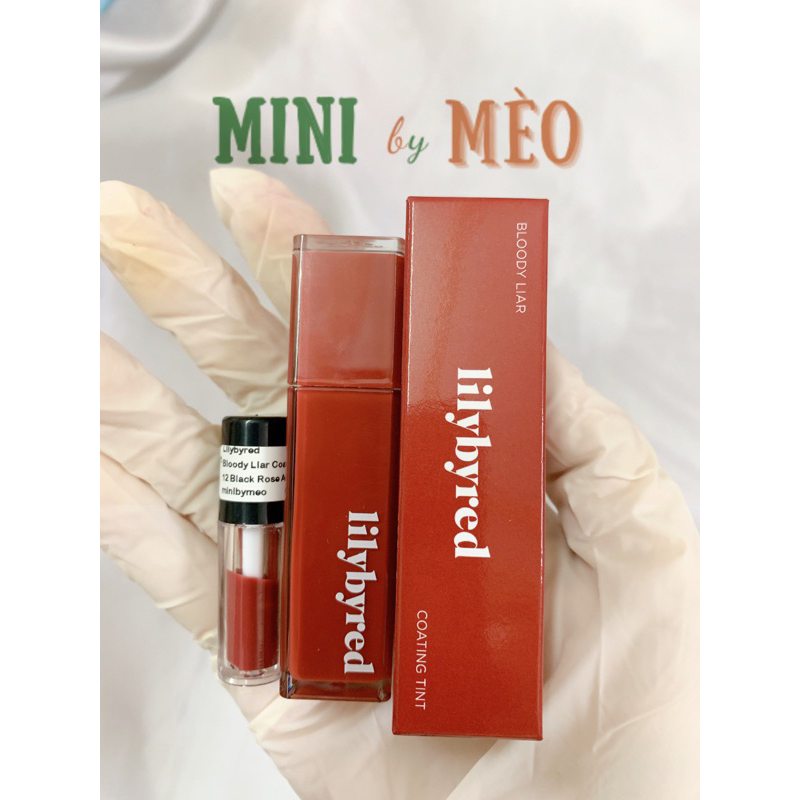 [SON MINI] Son Lilybyred Bloody Liar Coating Tint minibymeo | Shopee ...