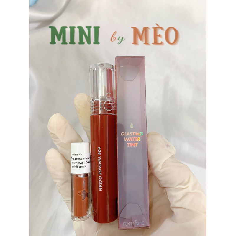 [SON MINI] Son bóng Romand Glasting Water Tint Siêu Lì minibymeo ...