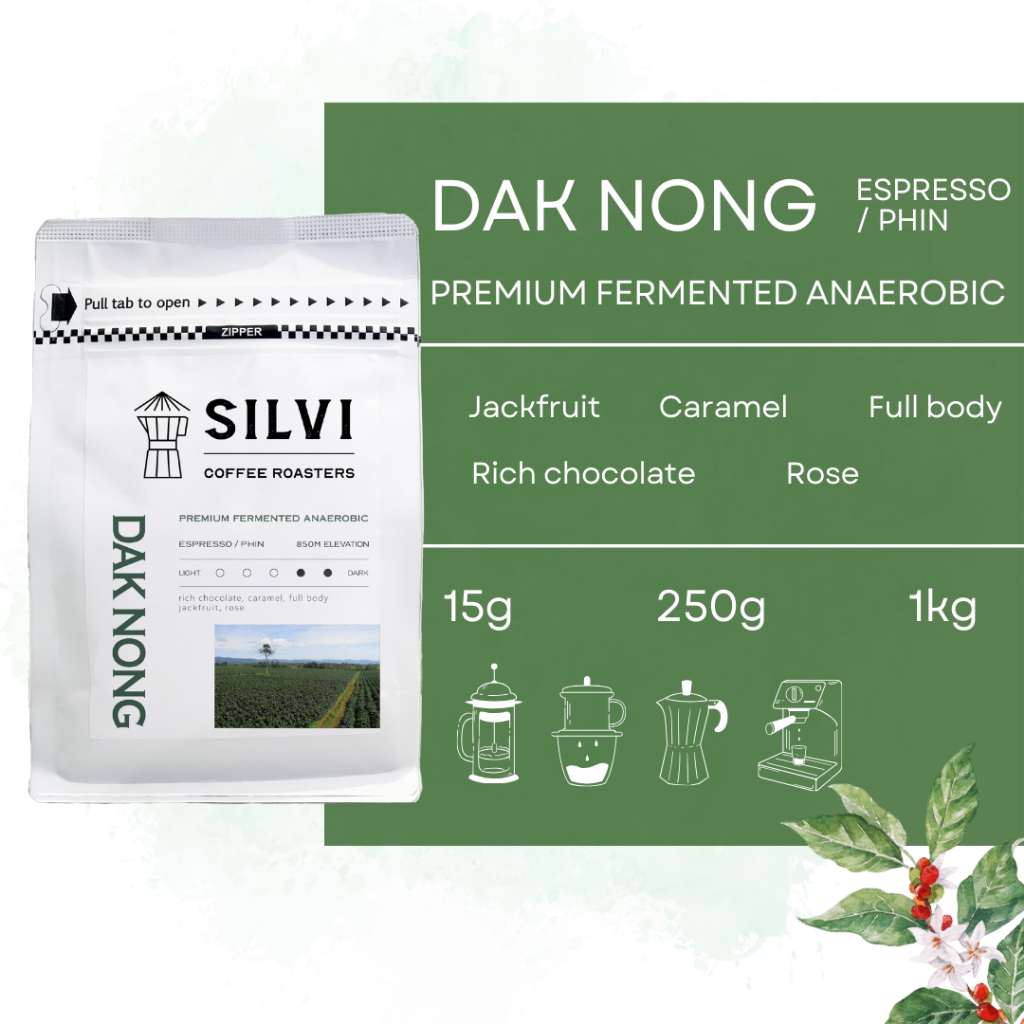 Cà phê nguyên chất - DAK NONG PREMIUM FERMENTED ANAEROBIC - Silvi ...