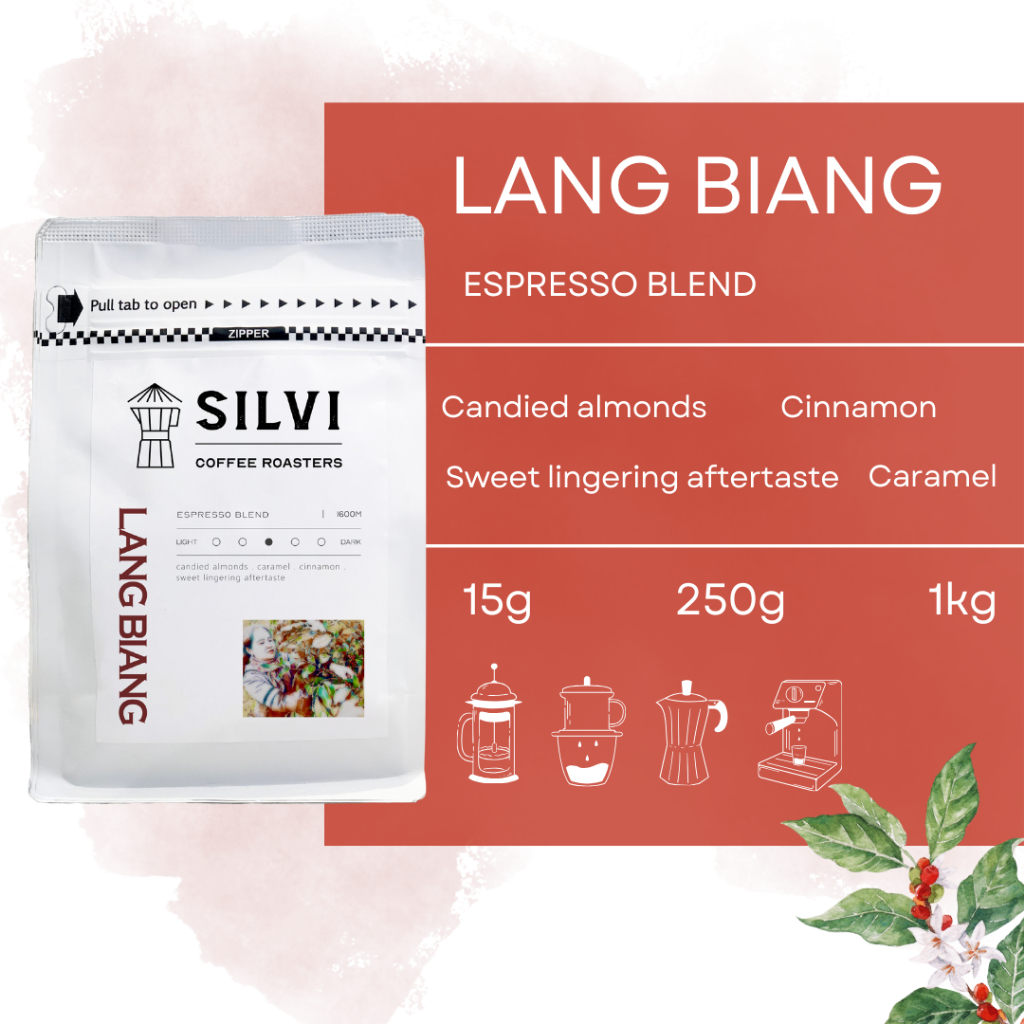 Cà phê nguyên chất - LANG BIANG ESPRESSO BLEND - Silvi Coffee Roasters ...