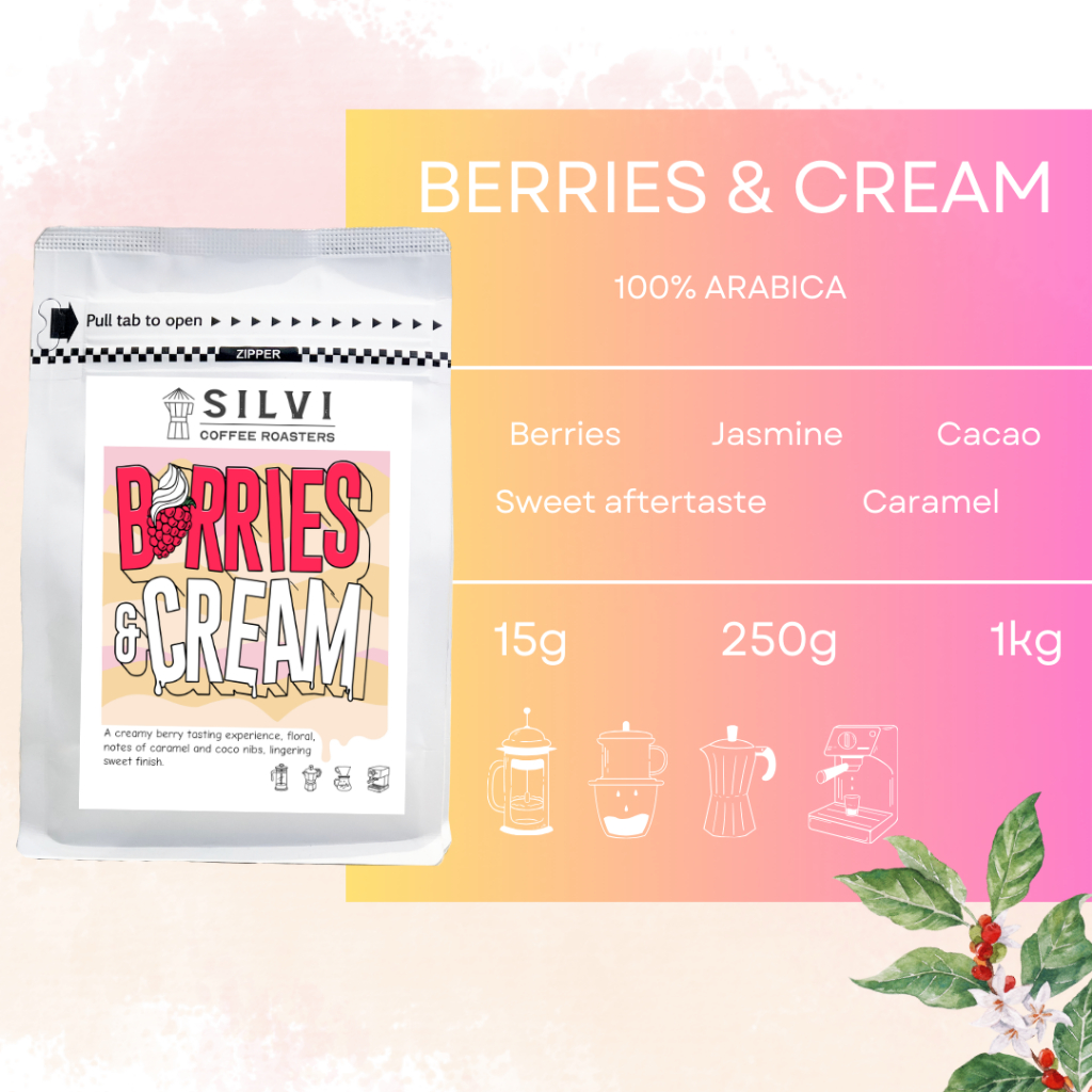 Cà phê nguyên chất - BERRIES & CREAM - Silvi Coffee Roasters | Shopee ...