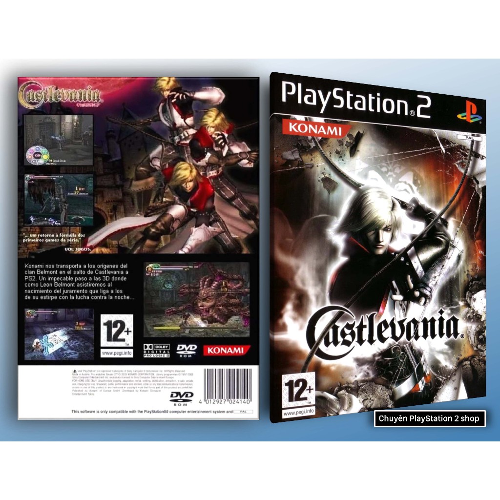 Đĩa game Castlevania (hành động, phiêu lưu, chạy và chém) cho máy game ...