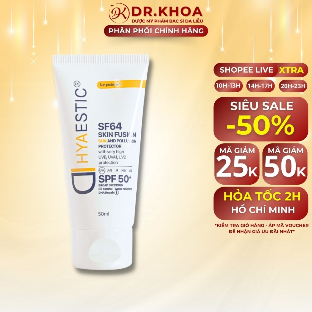 Kem Chống Nắng Hyaestic Skin Fusion Sun And Pollution SF64 SPF50+ 10ml ...