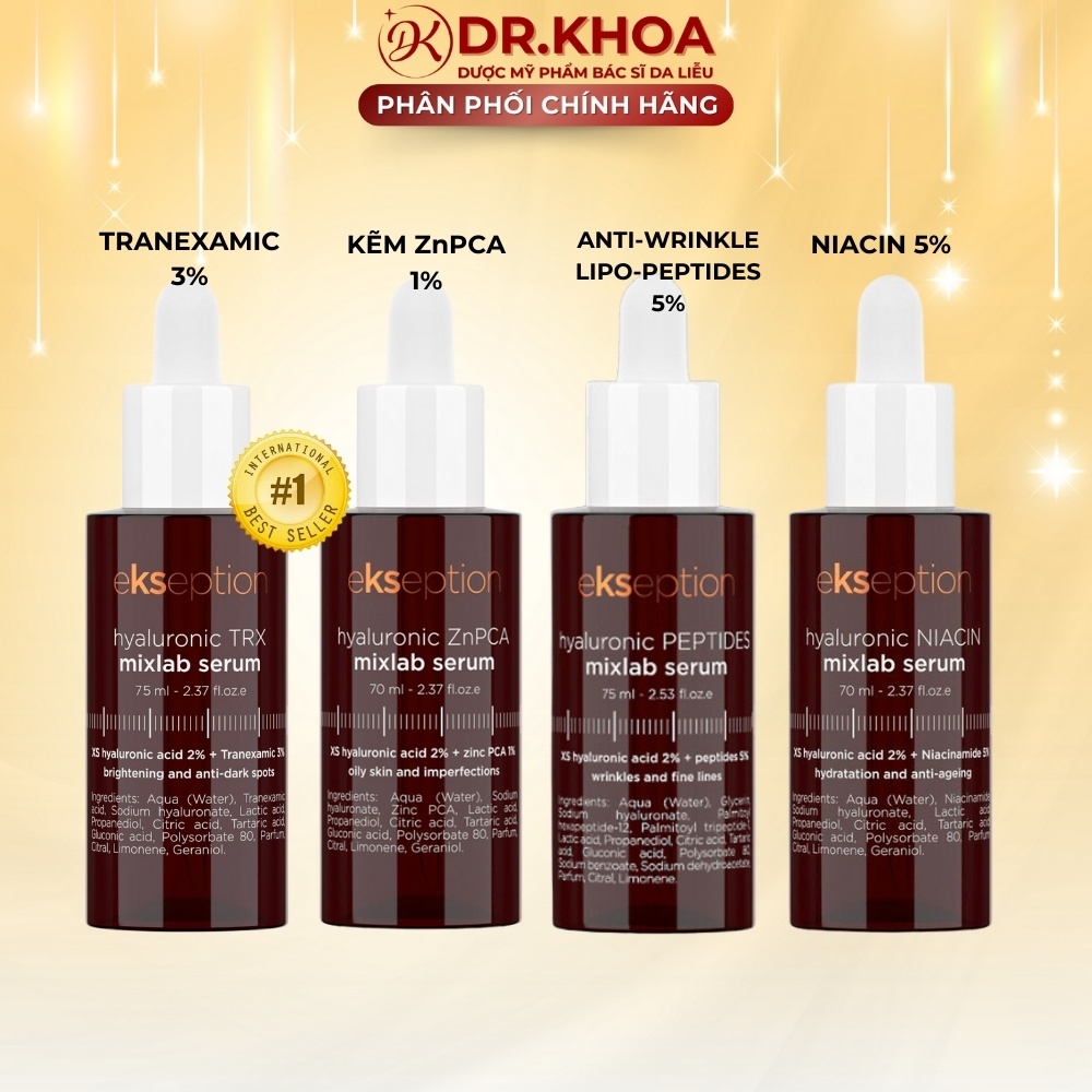 Tinh Chất Kẽm ZinC PCA Ekseption Mixlab Serum 75ml Giảm Dầu Mờ Thâm ...