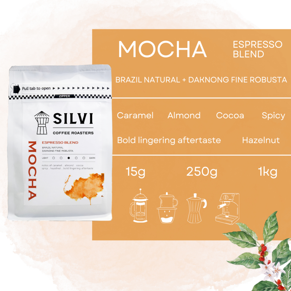 Cà phê nguyên chất - MOCHA BLEND - Silvi Coffee Roasters | Shopee Việt Nam