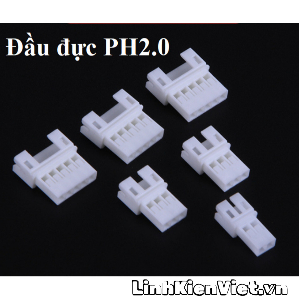 Đầu nối PH2.0 đầu đực, cái, CHÂN PIN 2P 3P 4P 5P 6P 7P 8P #PH2.0mm #PH 2.0mm PH 2.0 SMD đực ...
