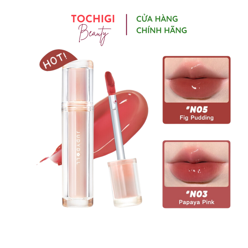 Son tint Judydoll Ice Tea Mirror mật ong thạch thủy tinh | Shopee Việt Nam