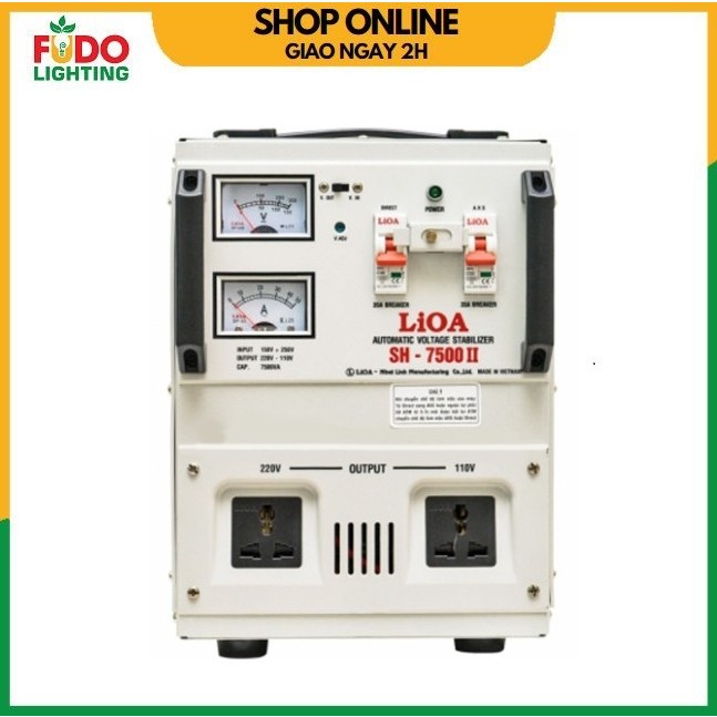 Ổn Áp LiOA 5Kva 1 Pha SH 5000 (150-250v) đồng hồ điện tử chính hãng | Shopee Việt Nam