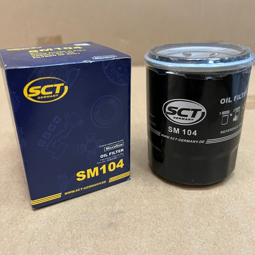 Lọc Nhớt Động Cơ ( Lỗi Sắt ) SCT-GERMANY SM104 Dành Cho Xe Honda Accord, Civic, CR-V, HR-V, Jazz ...