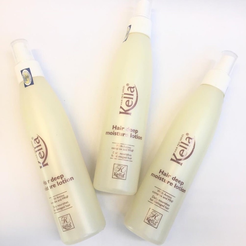 Xịt dưỡng làm mềm tóc KELLA trắng dung tích 250ml | Shopee Việt Nam