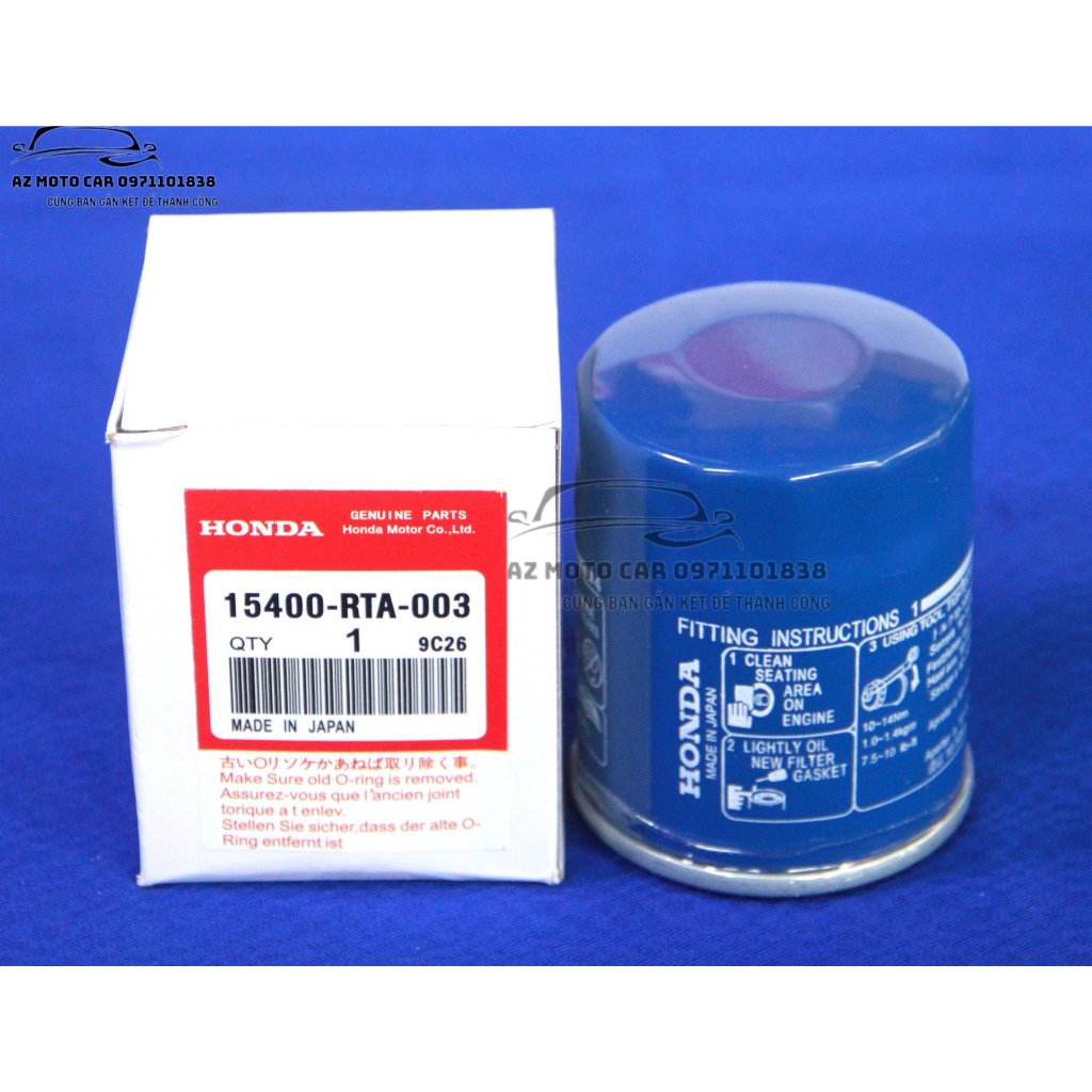 Lọc nhớt, lọc dầu động cơ Honda City, Accord, CRV, Civic, Acura...15400RTA004, 15400RTA003 ...