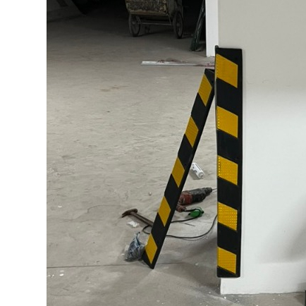 Thanh ốp cột cao su V KT 60-80-100cm phản quang chống va đập đủ phụ ...