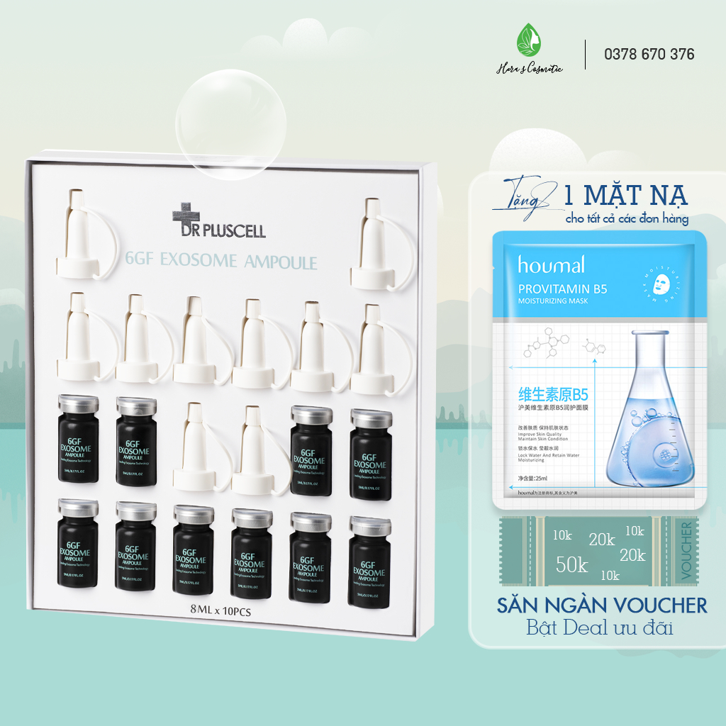 Hộp tế bào gốc 6GF EXOSOME Dr pluscell _ 10 lọ / 8ml | Shopee Việt Nam