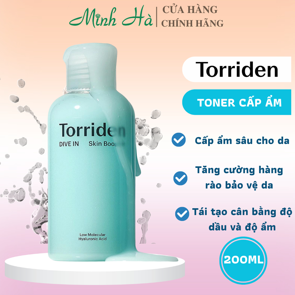 Toner Torriden Dive-In Low Molecular Hyaluronic Acid Skin Booster 200ml ...