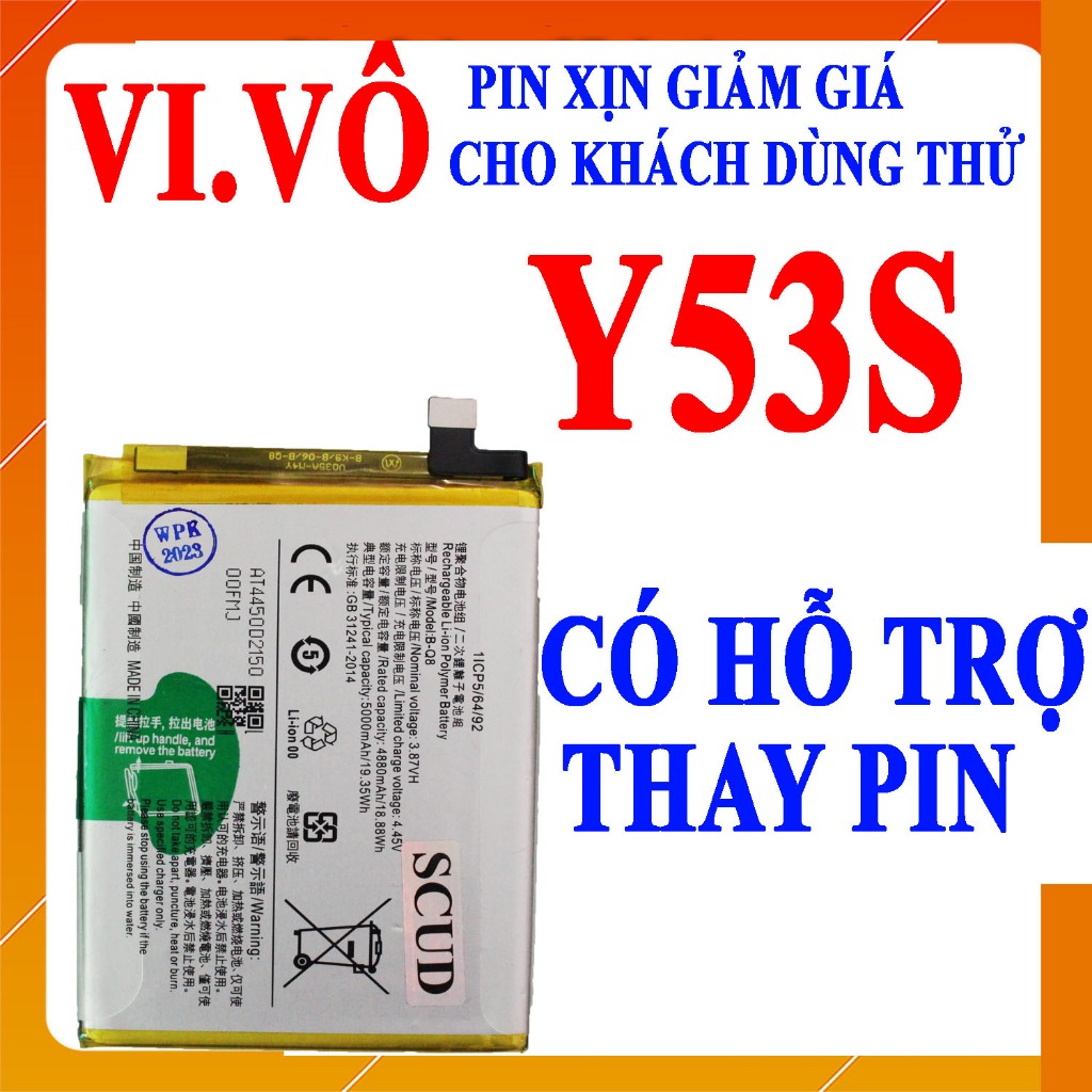 Pin Scud cho Vivo Y53S mã B-Q8 dung lượng 5000mAh | Shopee Việt Nam