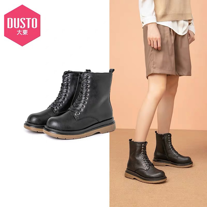 Boot Dusto da cao cổ màu đen size 35 | Shopee Việt Nam