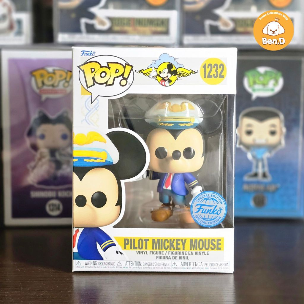 Mô hình chính hãng Funko Pop! Disney: Mickey Mouse - Pilot Mickey Mouse ...