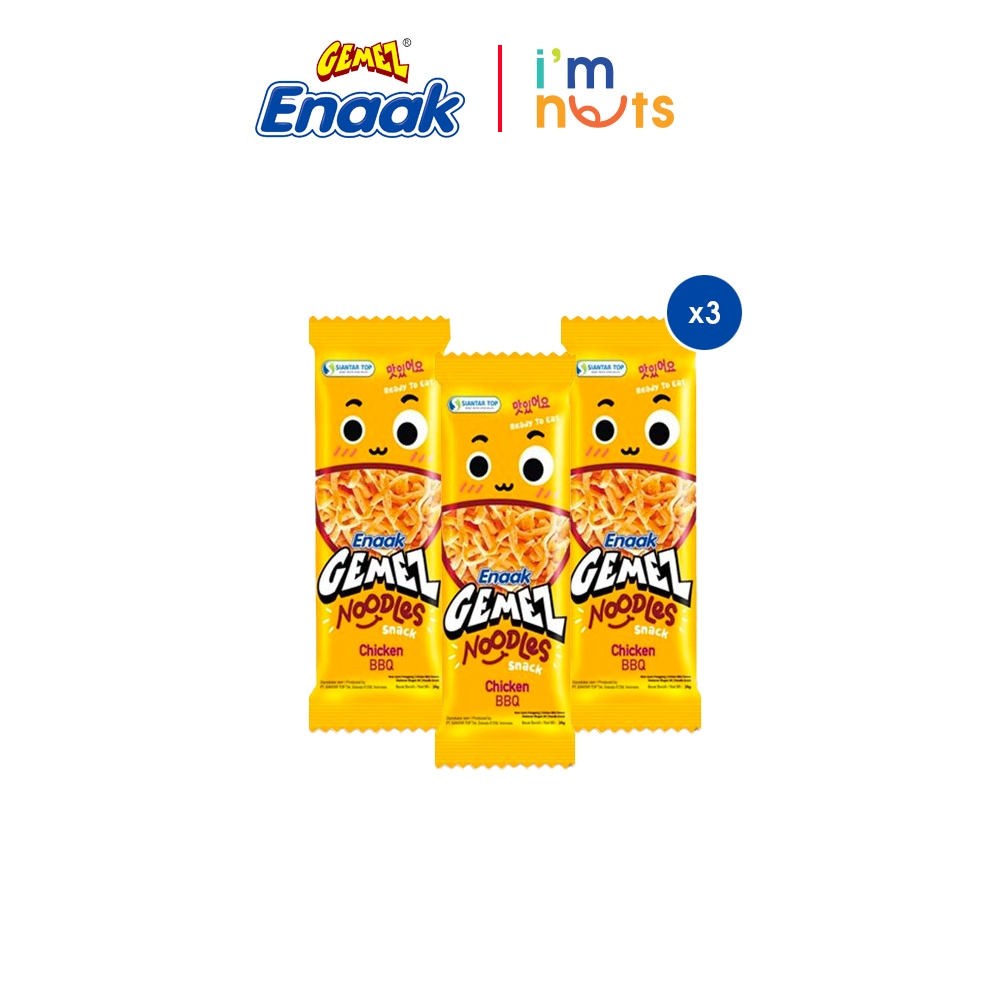 Snack mì trẻ em Gemez Enaak Extra Indonesia vị Ớt cấp độ 1 lốc 20 gói x ...