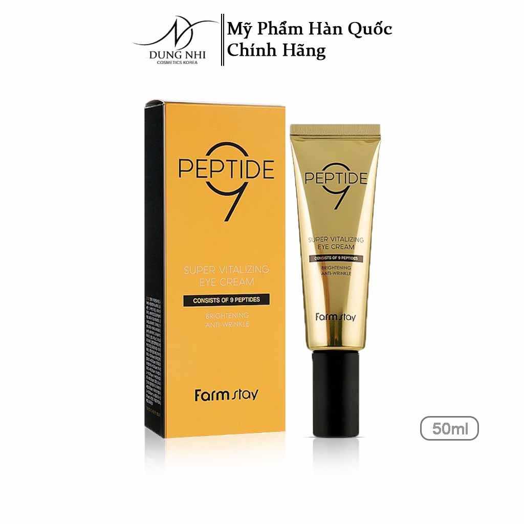 Kem mắt Farm Stay 9 Peptide Super Vitalizing Eye Cream 50ml | Shopee ...