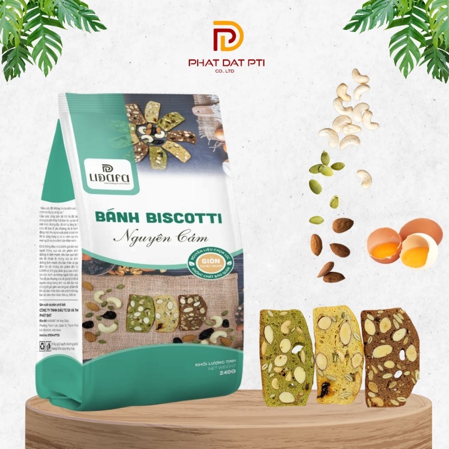 Bánh Biscoti Nguyên Cám (túi 240g) | Shopee Việt Nam