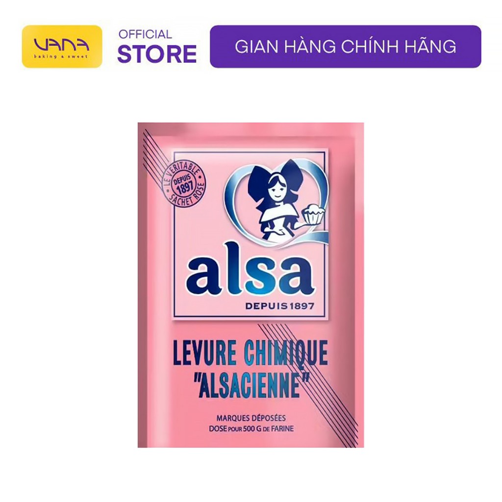 BỘT NỞ (BỘT NỔI) BAKING POWDER ALSA NHẬP KHẨU PHÁP 11G | Shopee Việt Nam