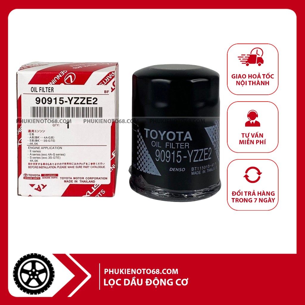 Lọc nhớt động cơ, lọc dầu xe ô tô Camry, Zace, Rav4, Altis mã ...