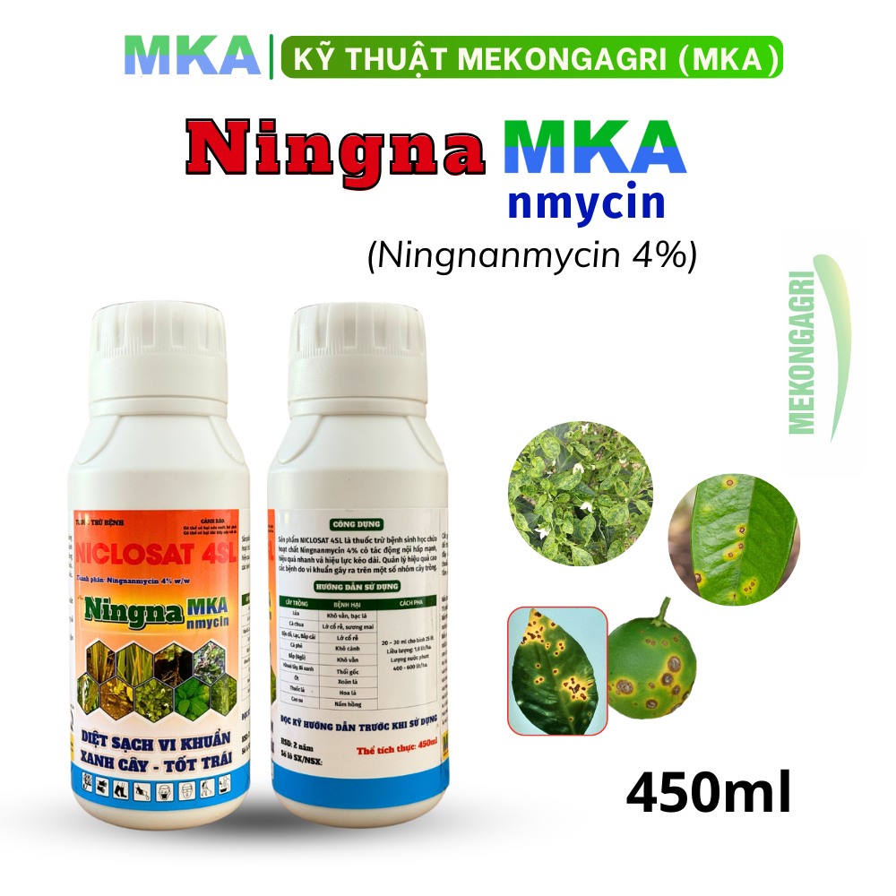Ningna MKA hoạt chất Ningnanmycin 4% vi khuẩn và nấm | Shopee Việt Nam