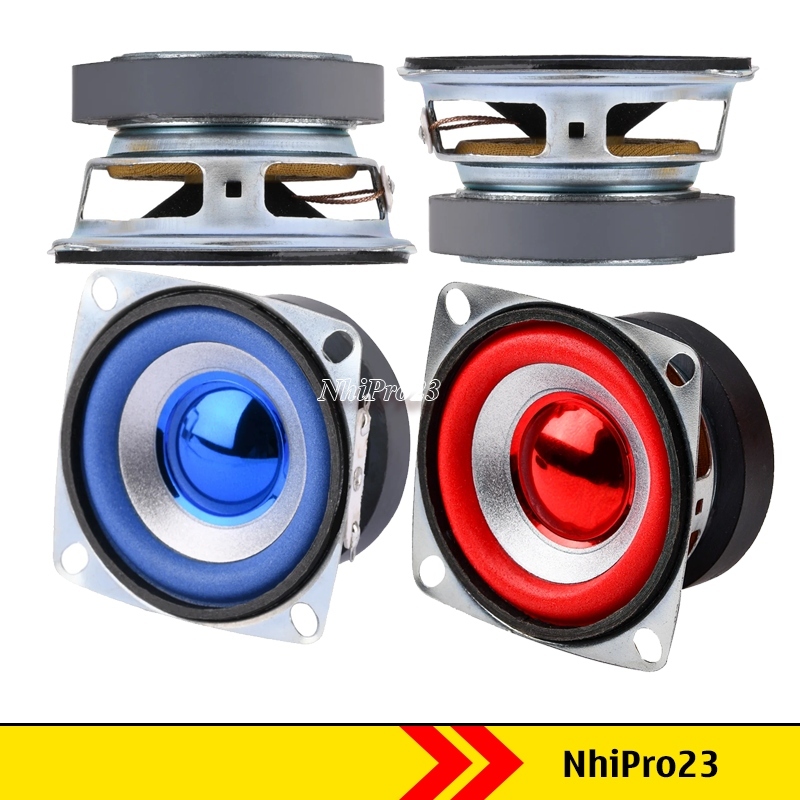Loa 4R 5W 52mm nhiều màu có vành bắt vít chế loa nghe nhạc mini | Shopee Việt Nam