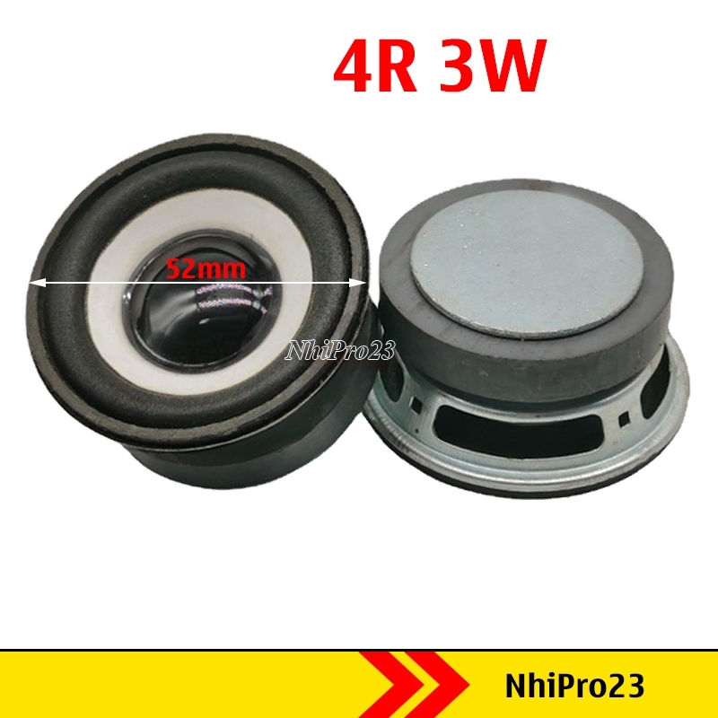 Loa 4r 3w 52mm đường kính tròn - loa toàn dải chế loa nghe nhac mini | Shopee Việt Nam