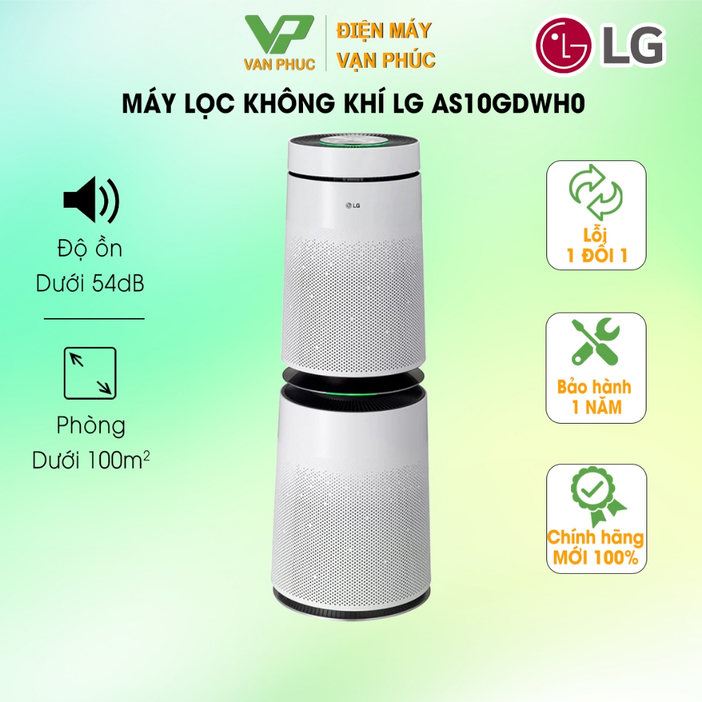 Máy lọc không khí LG PuriCare360 Alpha PET AS10GDBY0-Bảo hành chính ...